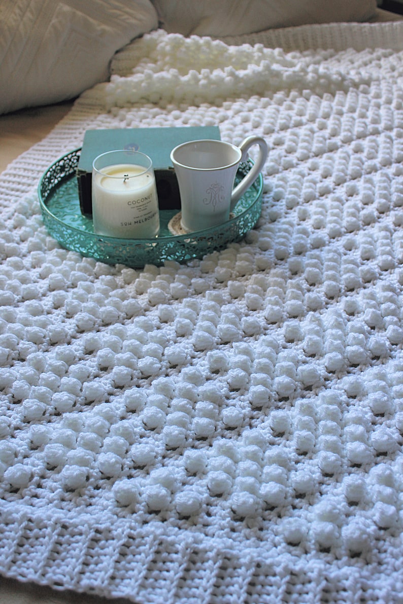 Download Now CROCHET PATTERN Popcorn Quilt Make to Any - Etsy New Zealand