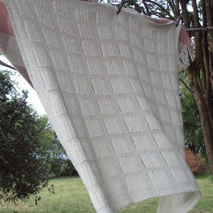 CROCHET PATTERN Raised Squares Baby Blanket PDF Download - Etsy