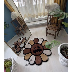 Travis Scott Rug - Takashi Murakami Custom Rug - Etsy
