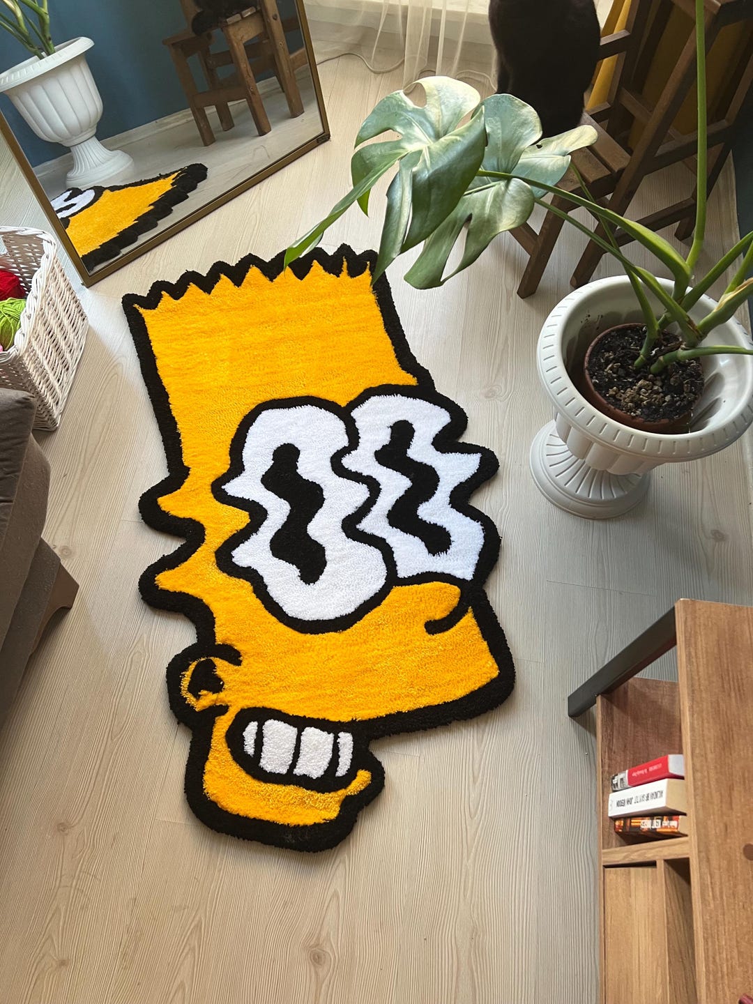 Simpson Tufted Rug - the Simpsons Rug -custom Tufting Rug - Etsy