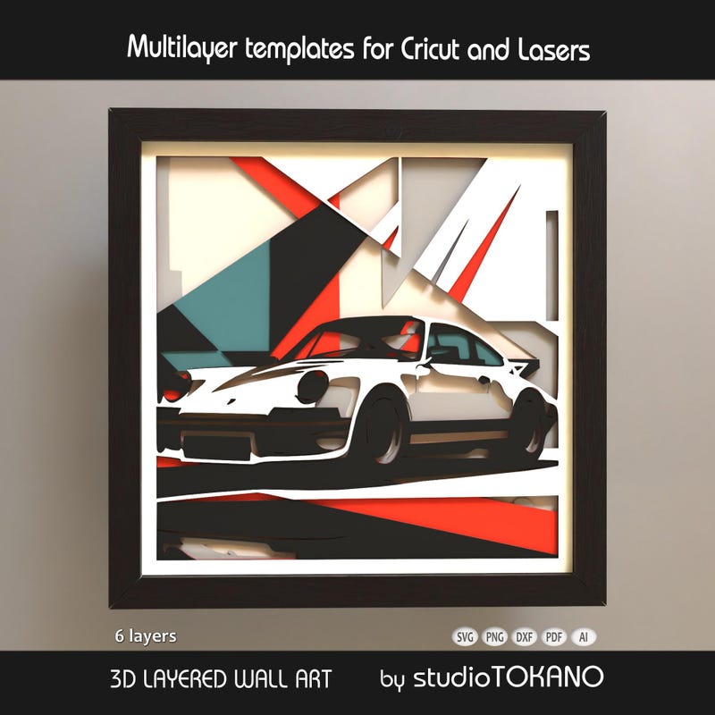 Laser Cut Dxf Porsche - Etsy