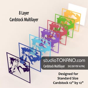 3D Layered SVG Cardstock Cut File for Multilayer Mandala Wall Art ...