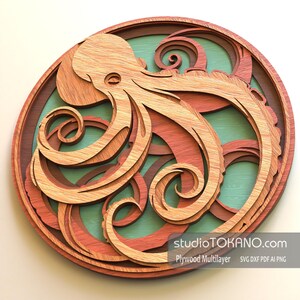 3D Multilayer Laser Cut Svg for Layered Wooden Plywood Wall Art ...