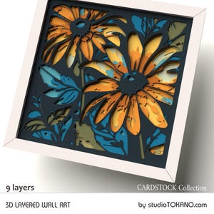 3D Layered SVG | Cardstock Cut File for Multilayer Mandala Wall Art ...