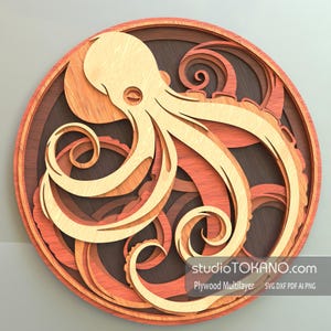 3D Multilayer Laser Cut Svg for Layered Wooden Plywood Wall Art ...