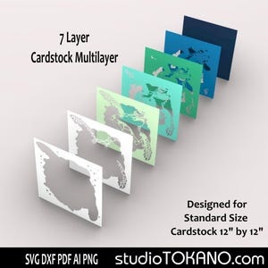 3D Layered SVG | Cardstock Cut File for Multilayer Mandala Wall Art ...