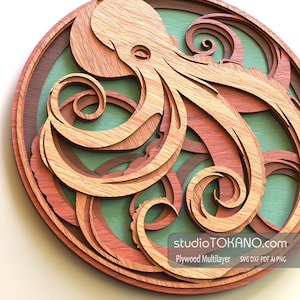 3D Multilayer Laser Cut Svg for Layered Wooden Plywood Wall Art ...