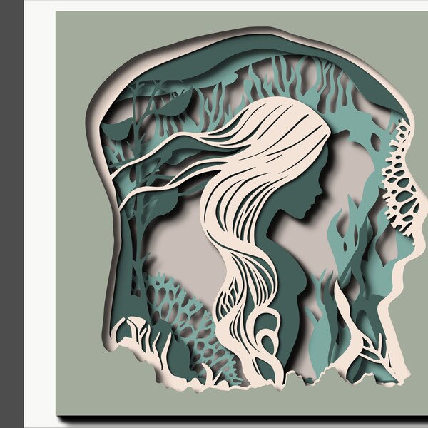 Mermaid Doll Cut File - Etsy