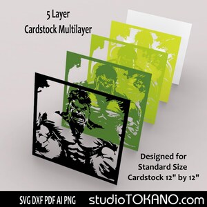 3D Layered SVG That Works for CRICUT Multilayer Svg Superhero ...