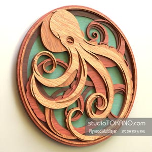 3D Multilayer Laser Cut Svg for Layered Wooden Plywood Wall Art ...