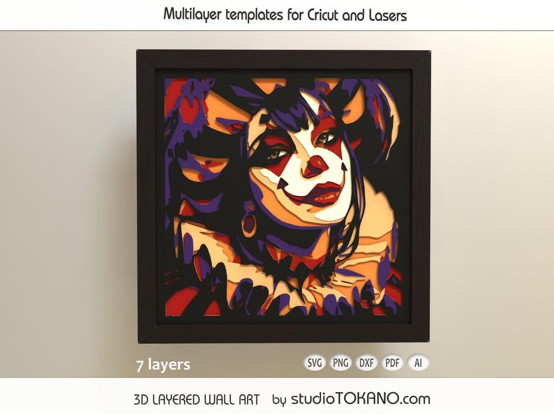 3D Layered SVG | Cardstock Cut File for Multilayer Mandala Wall Art ...