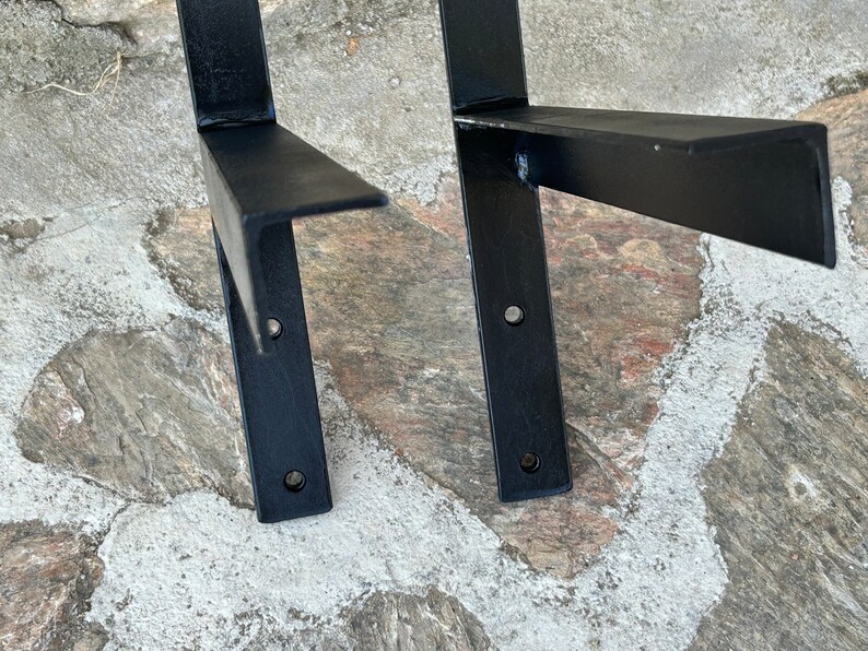 Steel Brackets for Wall Mounted Marble Sinks, Floating Vanity Brackets ...