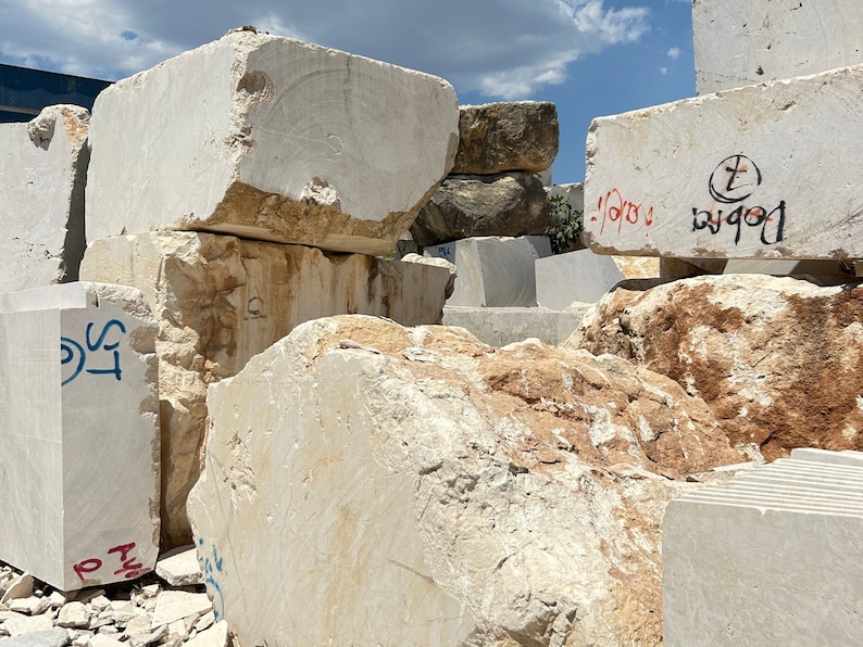 Limestone Block for Sculpting, Soft, Easy to Shape White Marble Slab ...