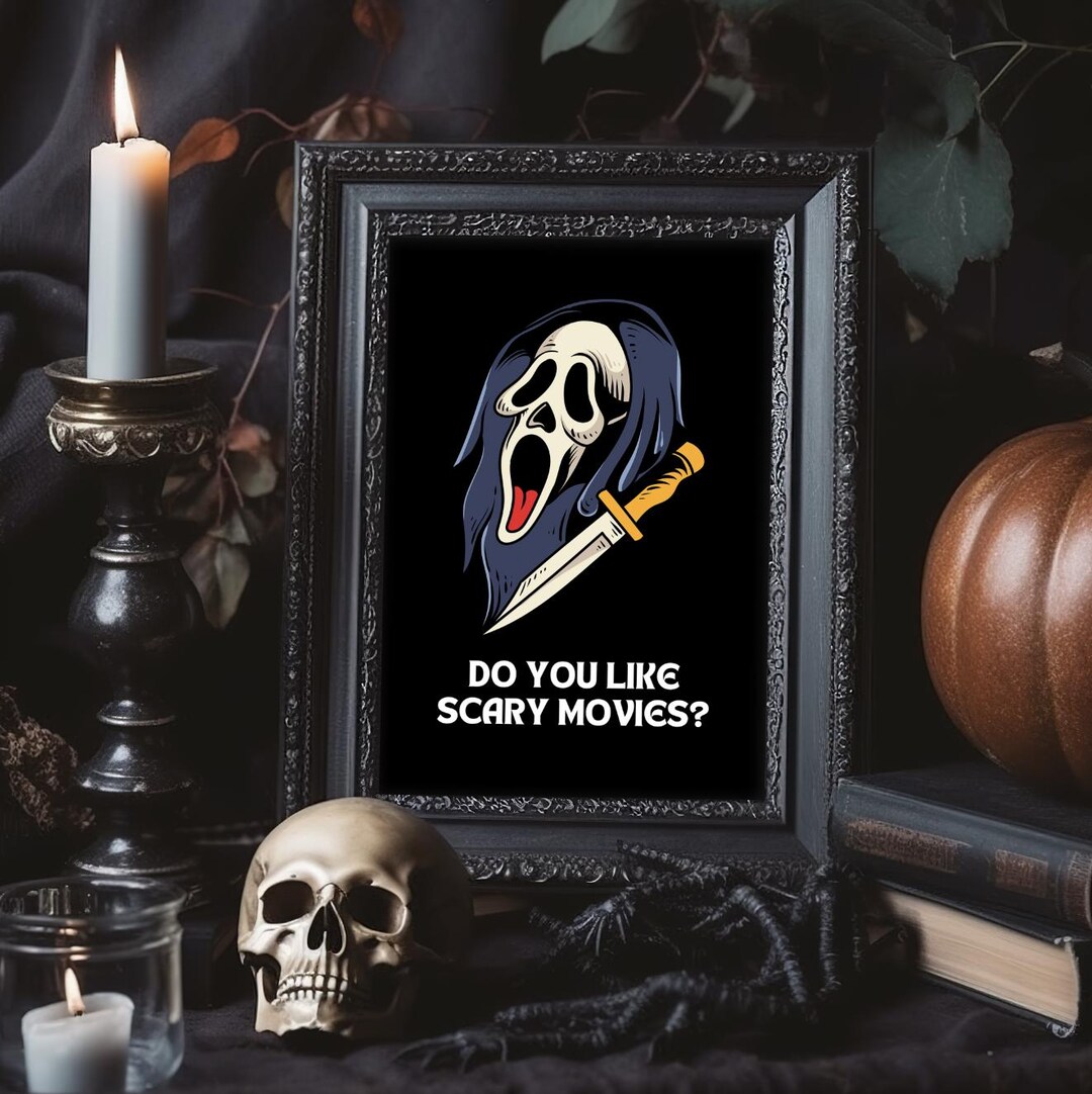 Ghostface Print, Horror Movies, Scream Print, Horror Decor, Horror ...