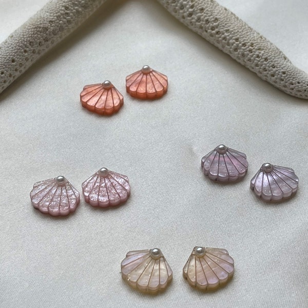 Seashell Earrings - Etsy