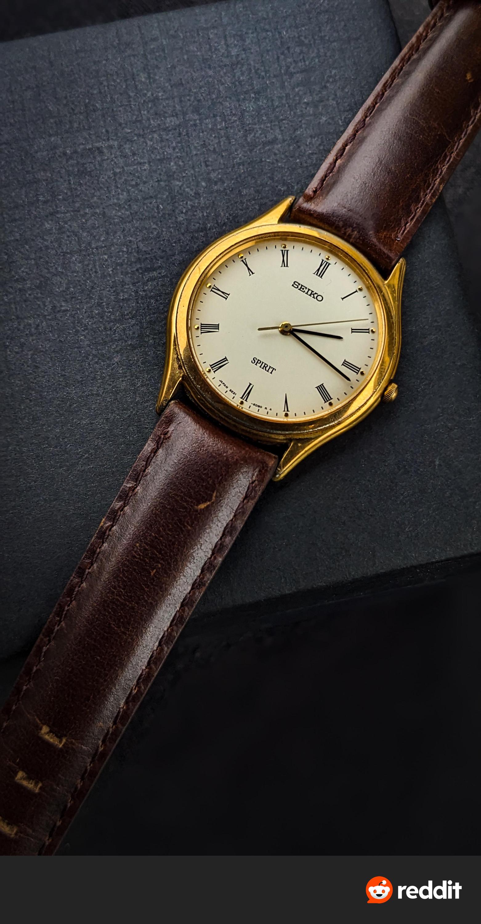 Vintage Rarest Seiko Spirit Dress Watch With Roman Dial 5e21-6070 JDM - Etsy