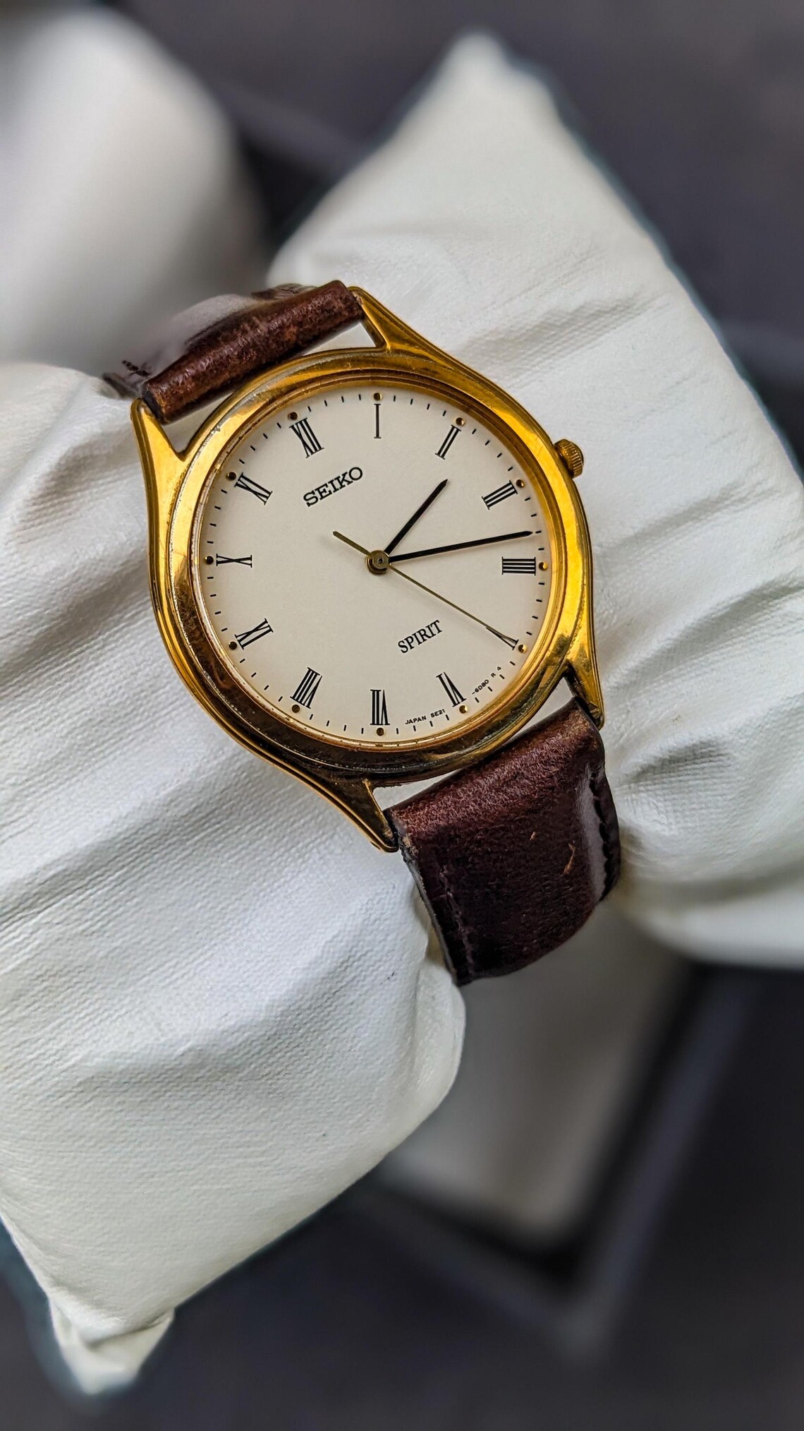 Vintage Rarest Seiko Spirit Dress Watch With Roman Dial 5e21-6070 JDM - Etsy