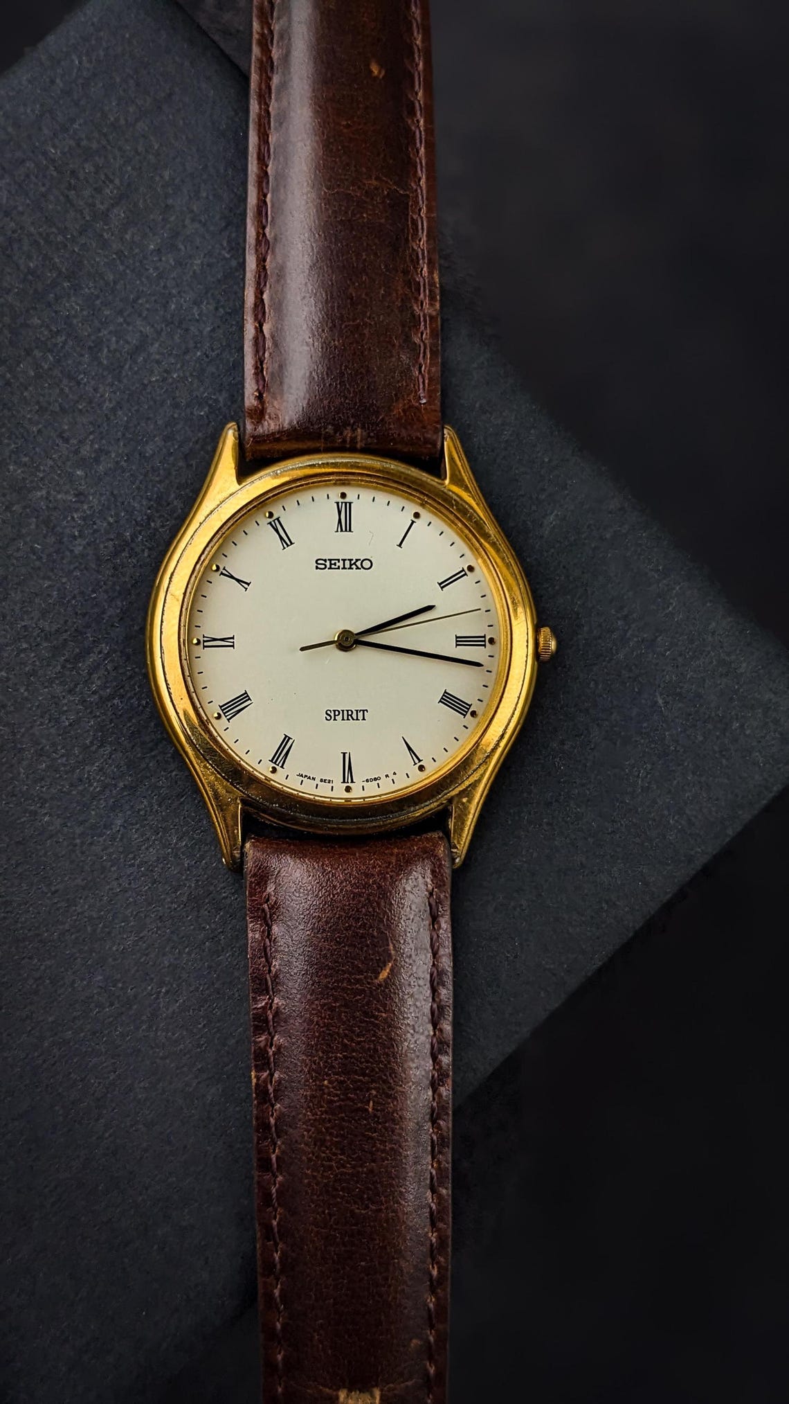 Vintage Rarest Seiko Spirit Dress Watch With Roman Dial 5e21-6070 JDM - Etsy