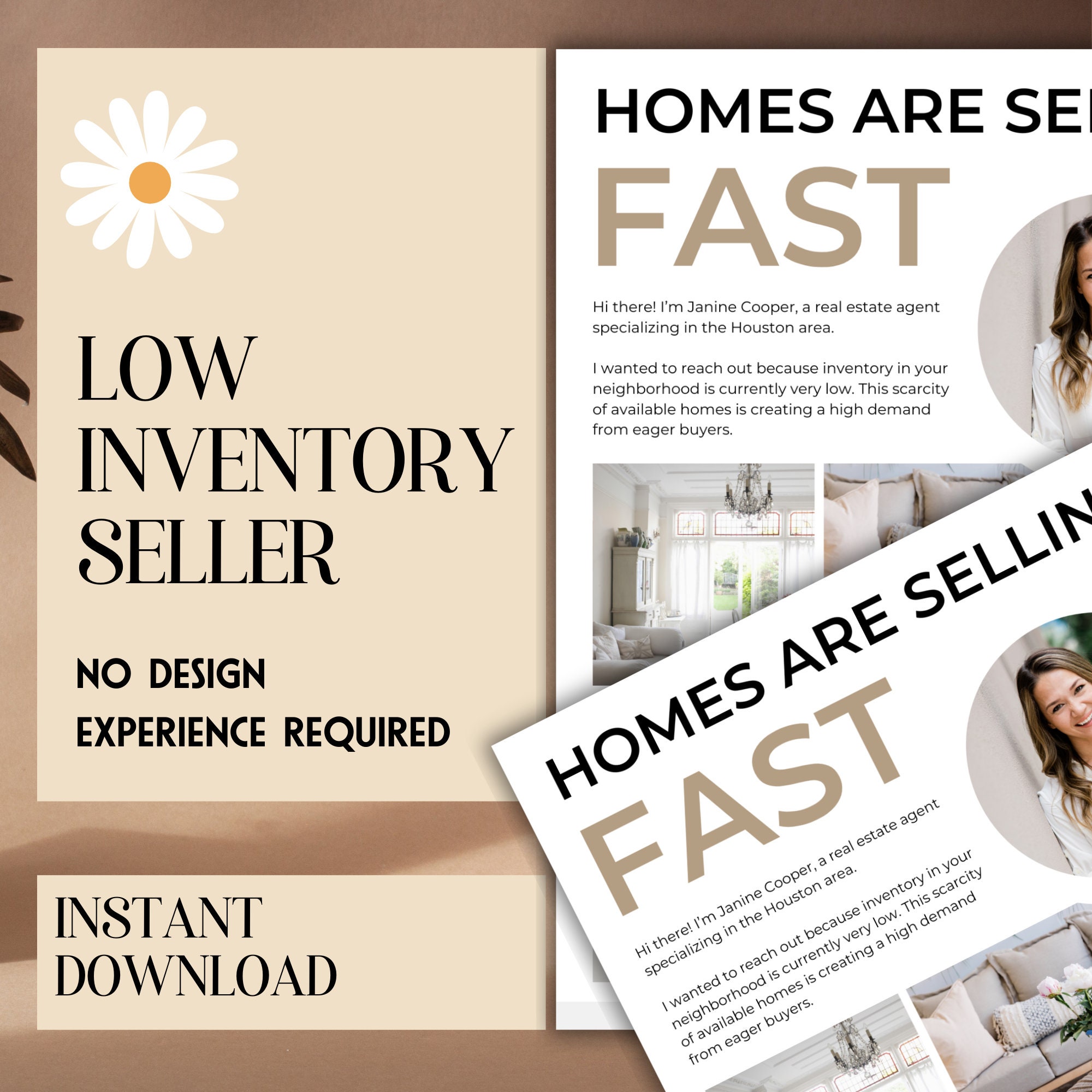 Real Estate Low Inventory Flyer, Home Sellers, Real Estate Marketing ...