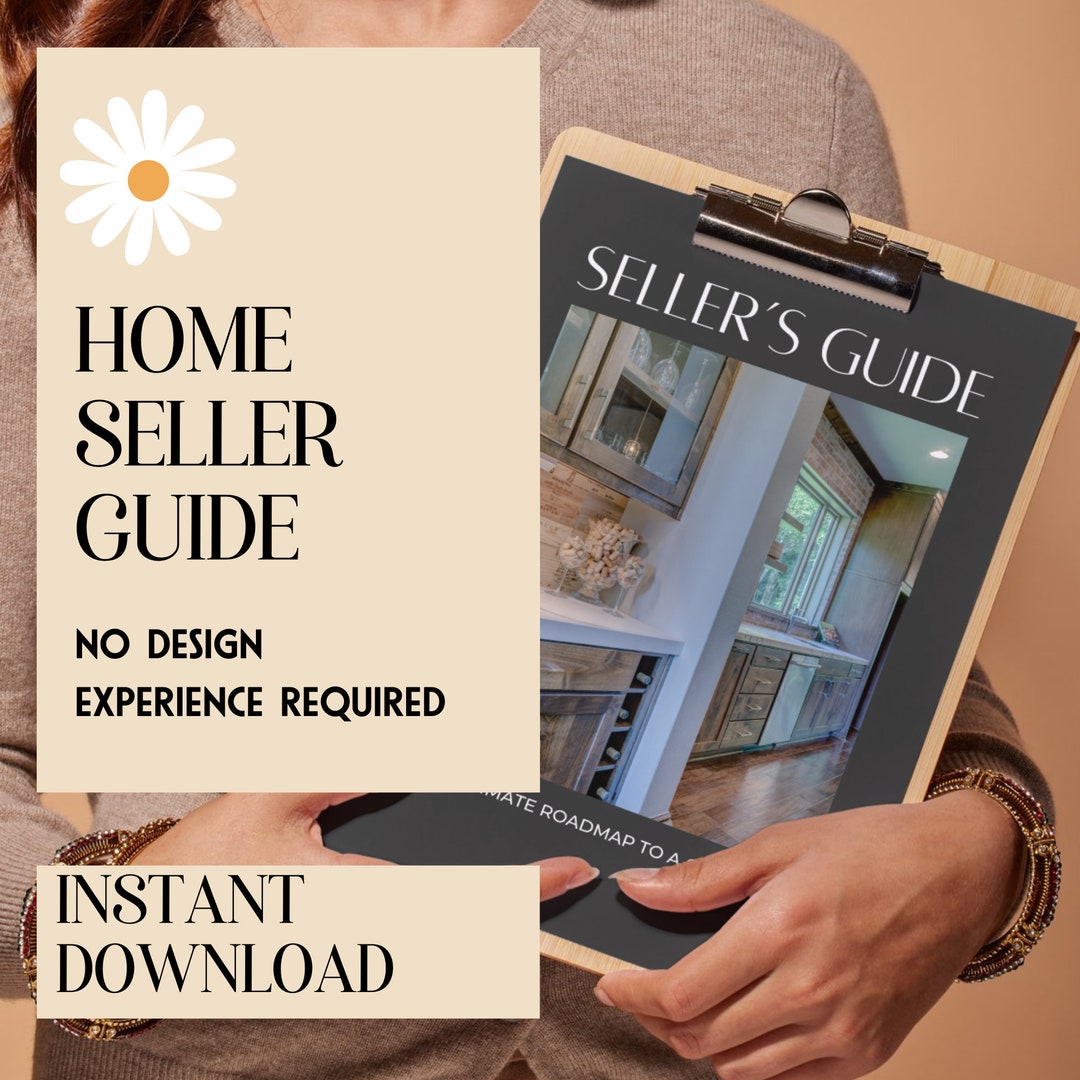 Luxury Real Estate Home Seller Guide, Editable Realtor Template ...