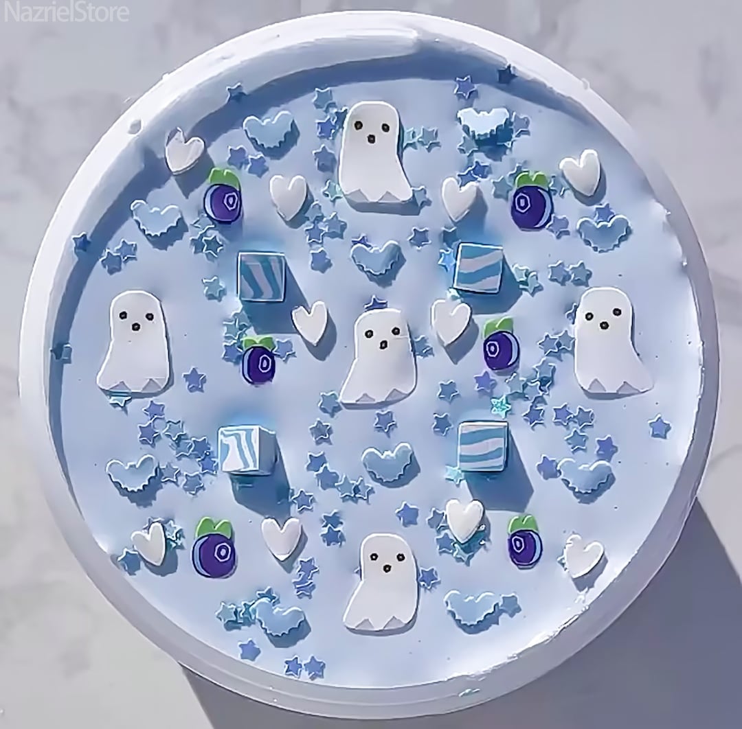 Ghost Slime, Cute Slime,gift Ideas, Kids Gifts, Kids Sensory Toys ...