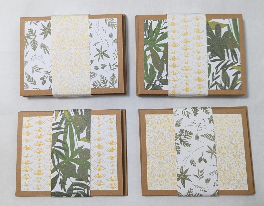 Blank Cards Tropical Palm Leaves - Etsy