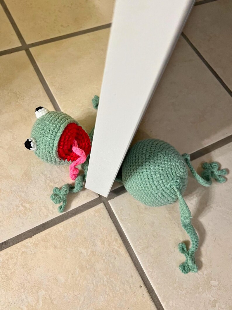 Crochet Frog Door Stop, Crochet Doorstop, Frog Amigurumi Door Stop - Etsy