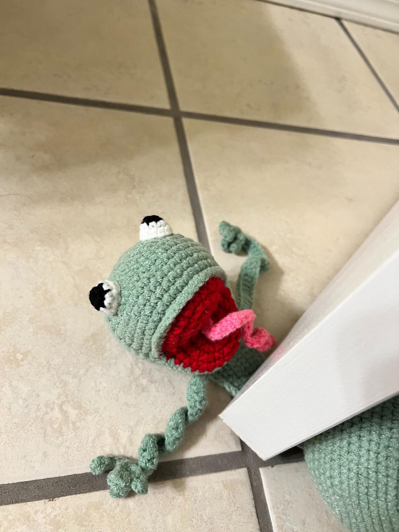 Crochet Frog Door Stop, Crochet Doorstop, Frog Amigurumi Door Stop - Etsy