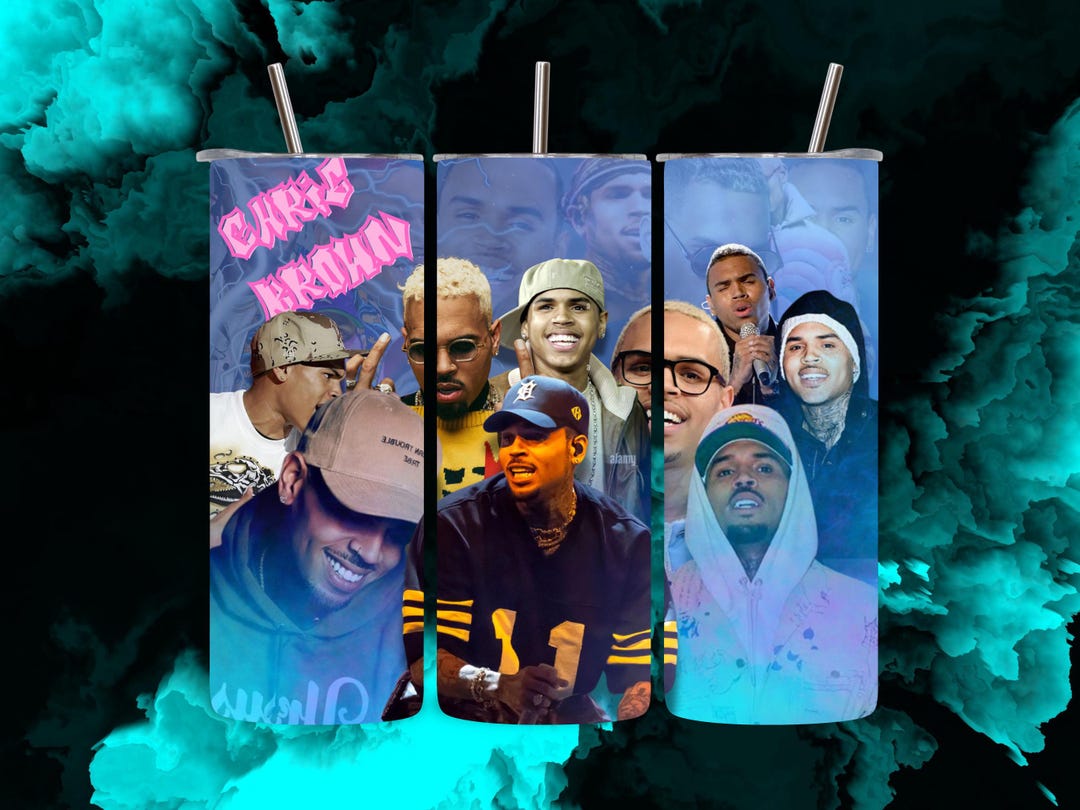 Chris Brown 20oz Tumbler Wrap - Etsy