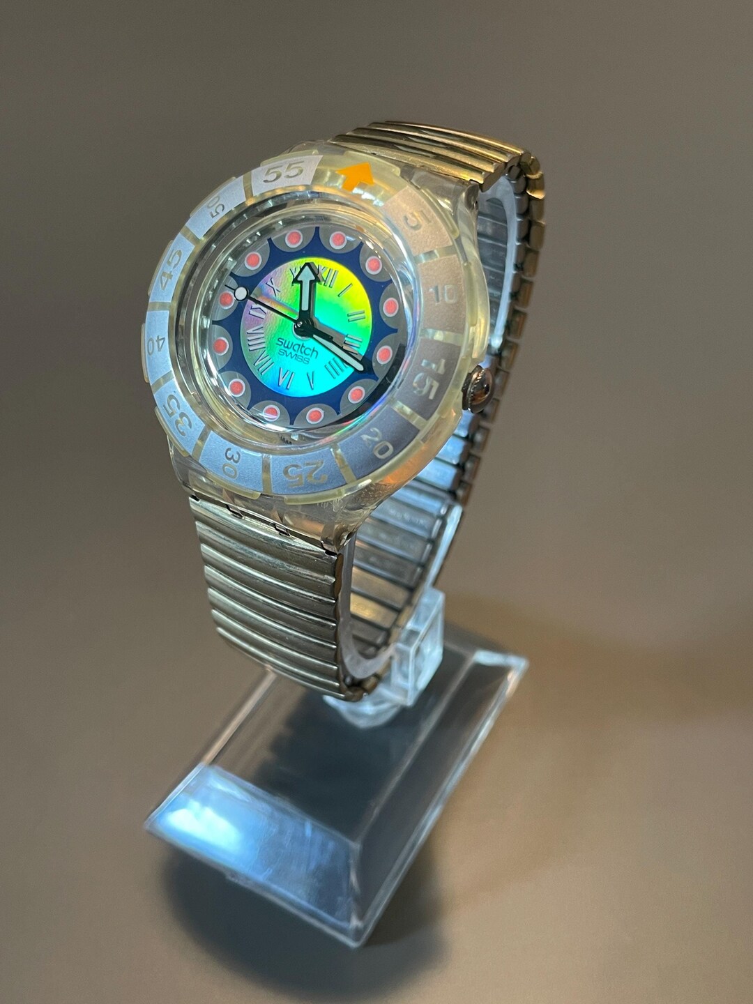 SWATCH Vintage Scuba spark Vessel From 1993 With Original Swatch Strap - Etsy