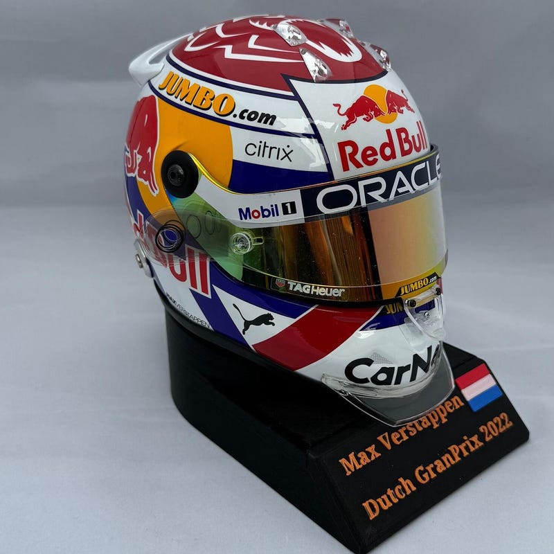 F1 Helmet Max Verstappen - Etsy