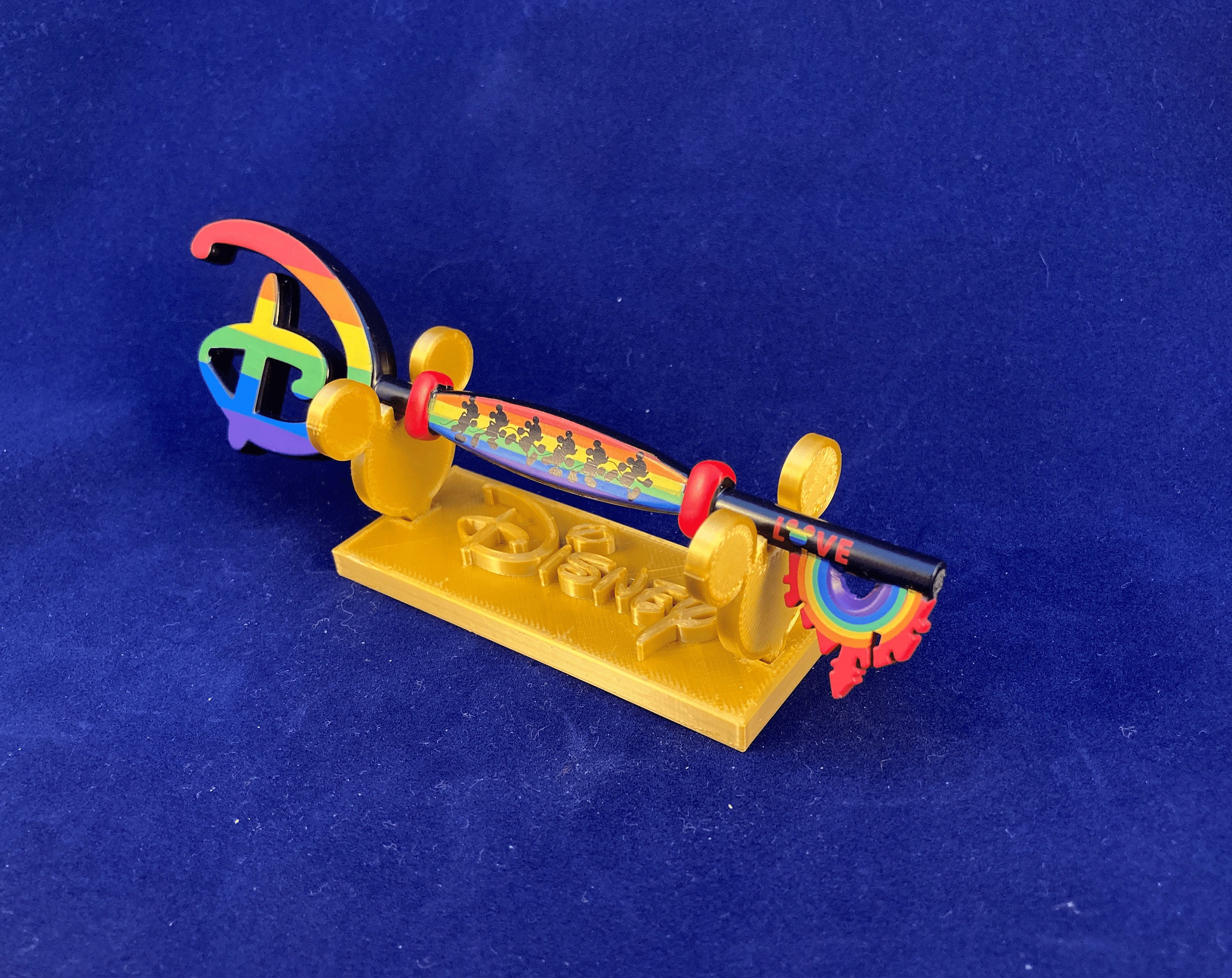 Disney Key Holder Mickey 3D Printed FREE SHIPPING - Etsy