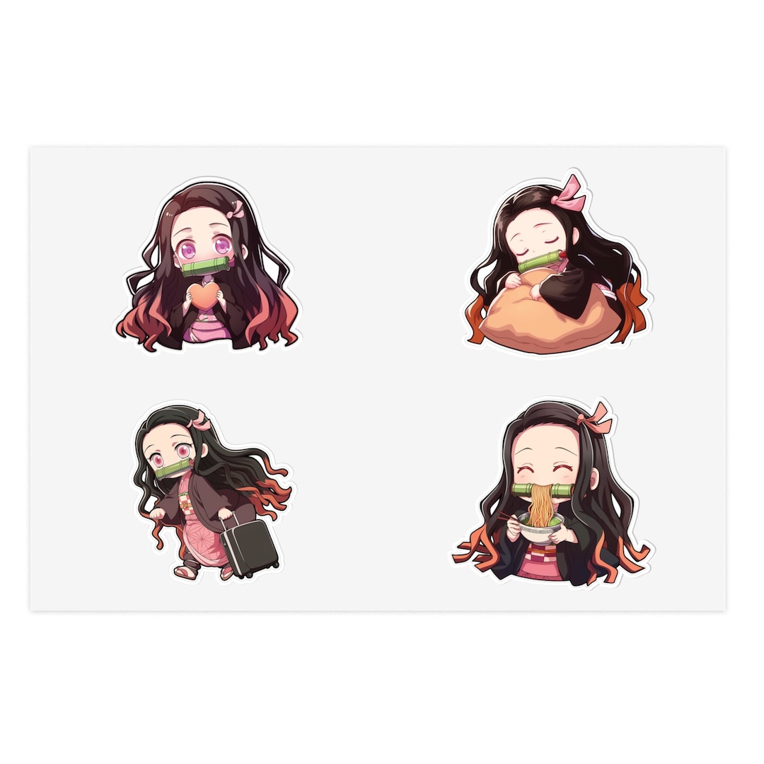 Nezuko Stickers Set 1 - Etsy