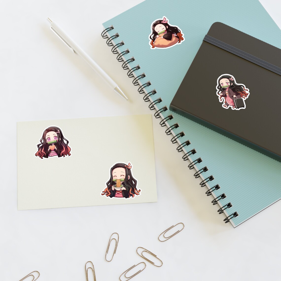 Nezuko Stickers Set 1 - Etsy