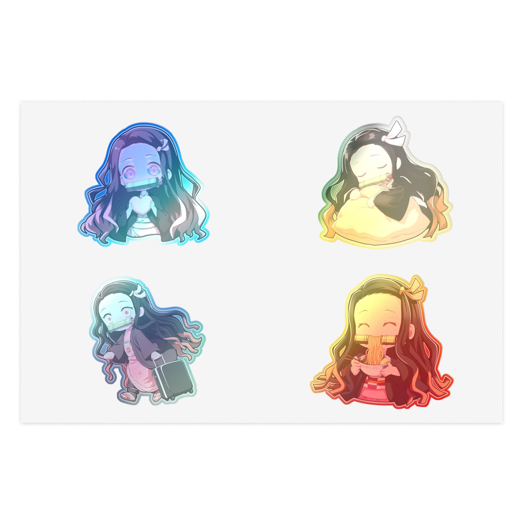 Nezuko Stickers Set 1 - Etsy