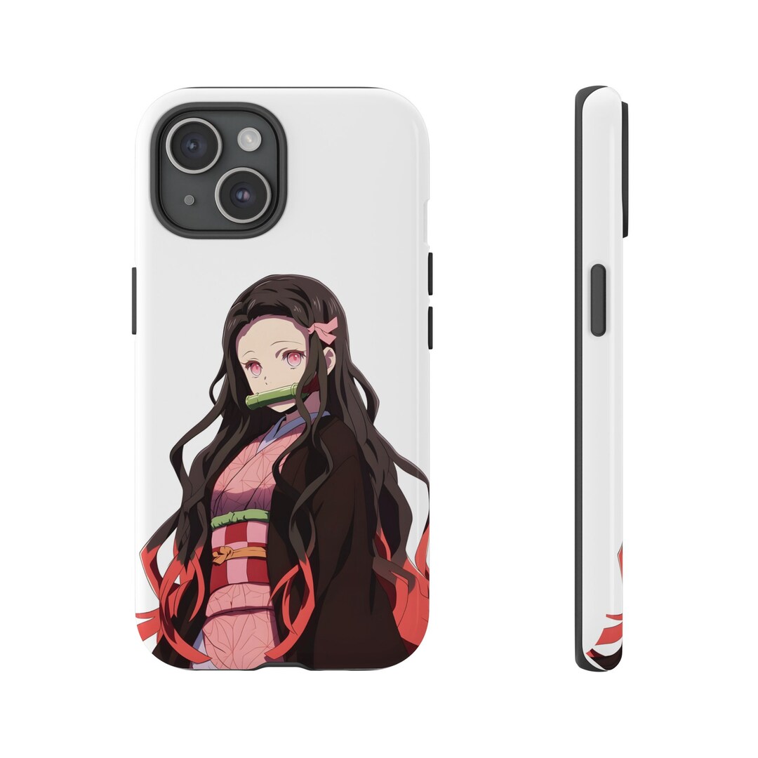 Nezuko Kamado Anime iPhone Case Tough Phone Case for iPhone Samsung and ...