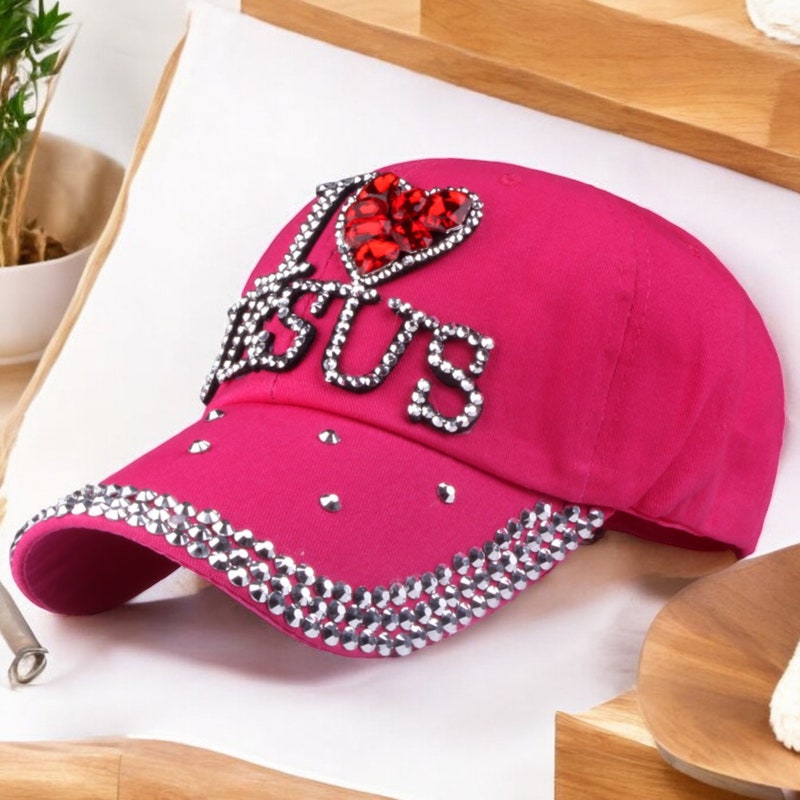 Rhinestone Cap - Etsy