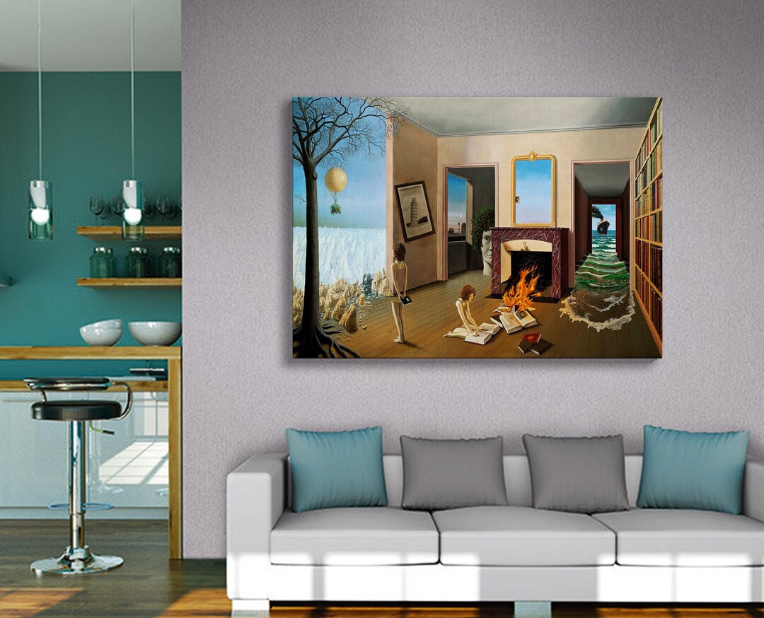 Dominique Appia Canvas, Reproduction Wall Decor, Surreal Printed, Entre ...