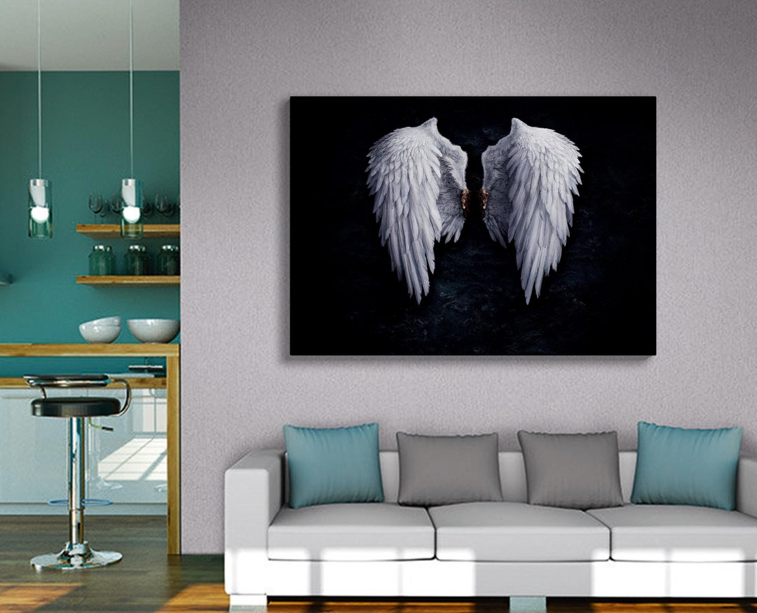 Angel Lucifer Wings Art, Lucifer Wings Poster, Lucifer Wall Decor ...