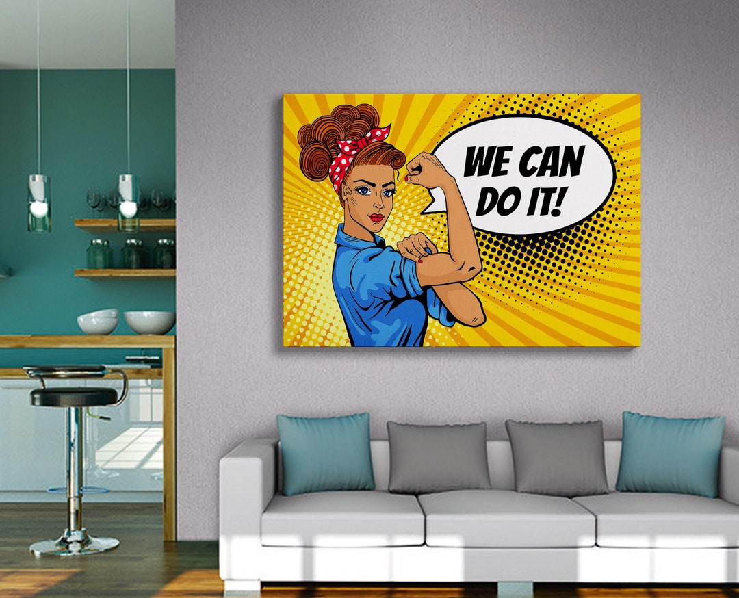We Can Do It, Strong Women, Vintage Wall Art, Vintage Poster, Women ...