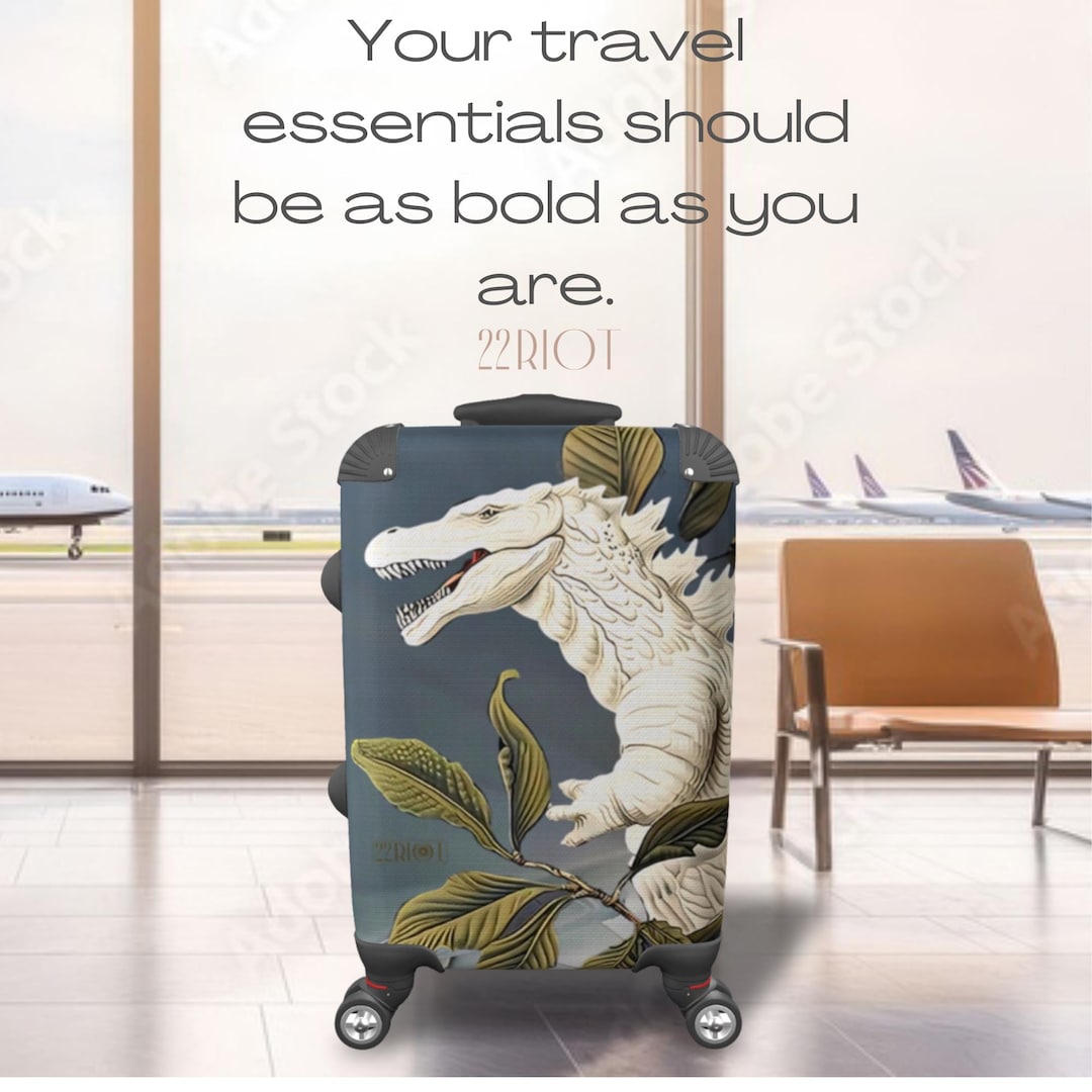 Godzilla Carry-on Luggage Travel Bag TSA Approved Suitcase Travel Gift ...
