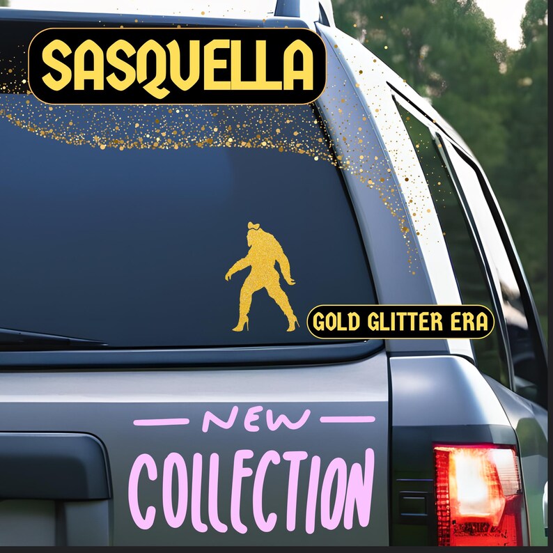 Funny Car Decal Bigfoot Car Sticker Vehicle Window Decal Gift for Car ...