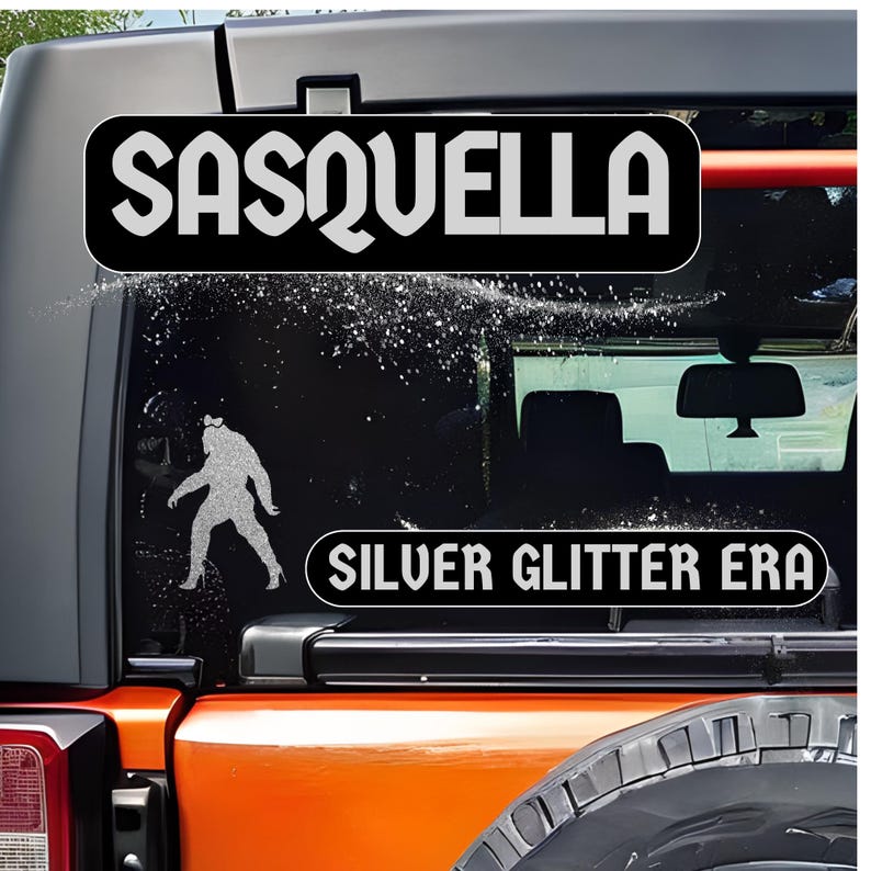 Funny Car Decal Bigfoot Car Sticker Vehicle Window Decal Gift for Car ...