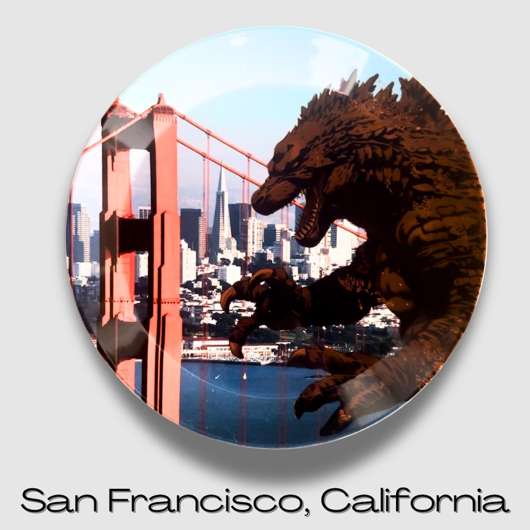 San Francisco Godzilla Gift Sci-fi Party Supply Pop Culture Dining ...