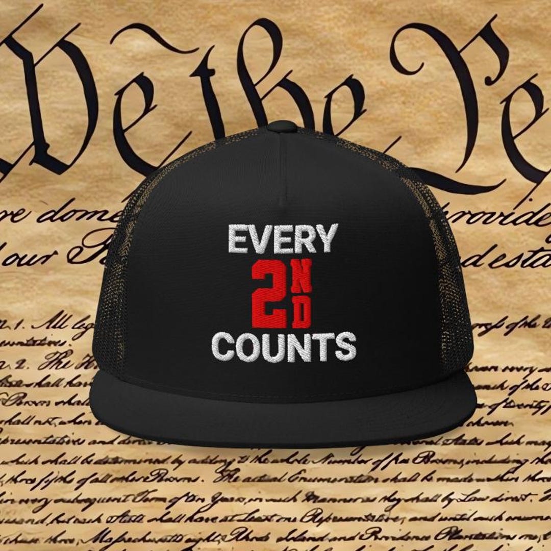 Second Amendment Hat 2A Patriotic Style Cap Nationalistic Lid American Rights Snap Back ...