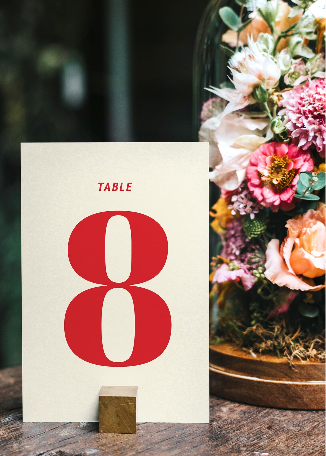 DIY Wedding Table Number Template, DIY Wedding Table Marker Design ...