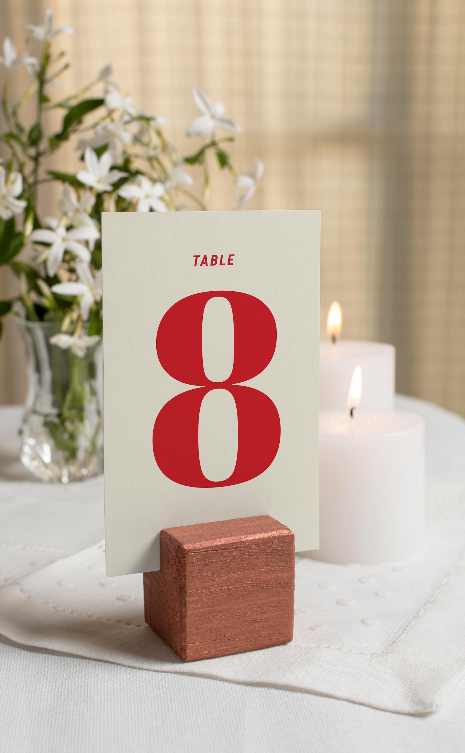 DIY Wedding Table Number Template, DIY Wedding Table Marker Design ...