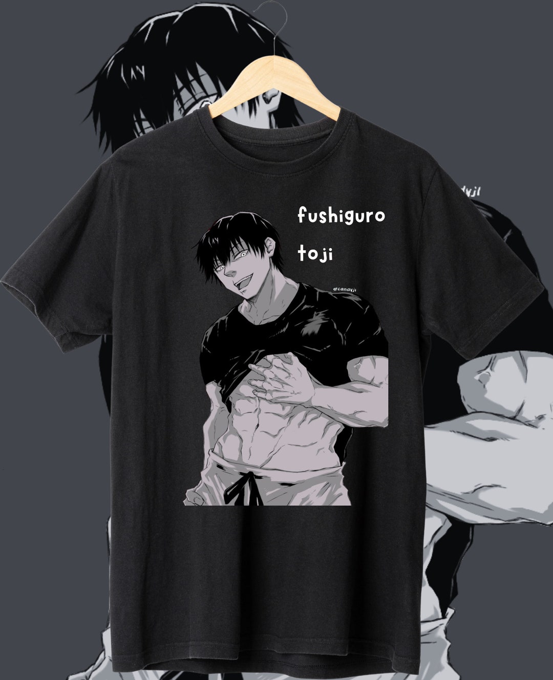 Fushiguro Toji T-shirt Fushiguro Toji Charisma Design T-shirt Jujutsu ...