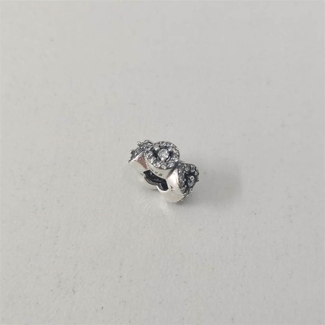 Pandora Sterling Silver Cascading Glamour Spacer, Clear CZ - Etsy