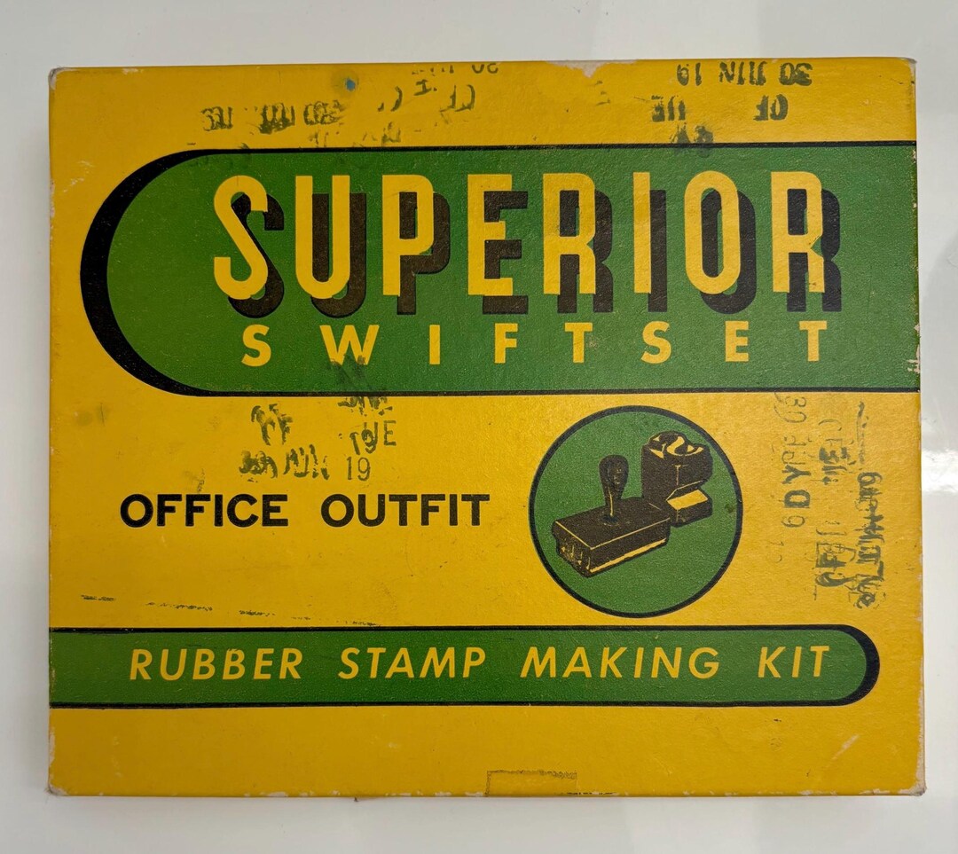 Vintage Rubber Stamp Making Kit - Etsy